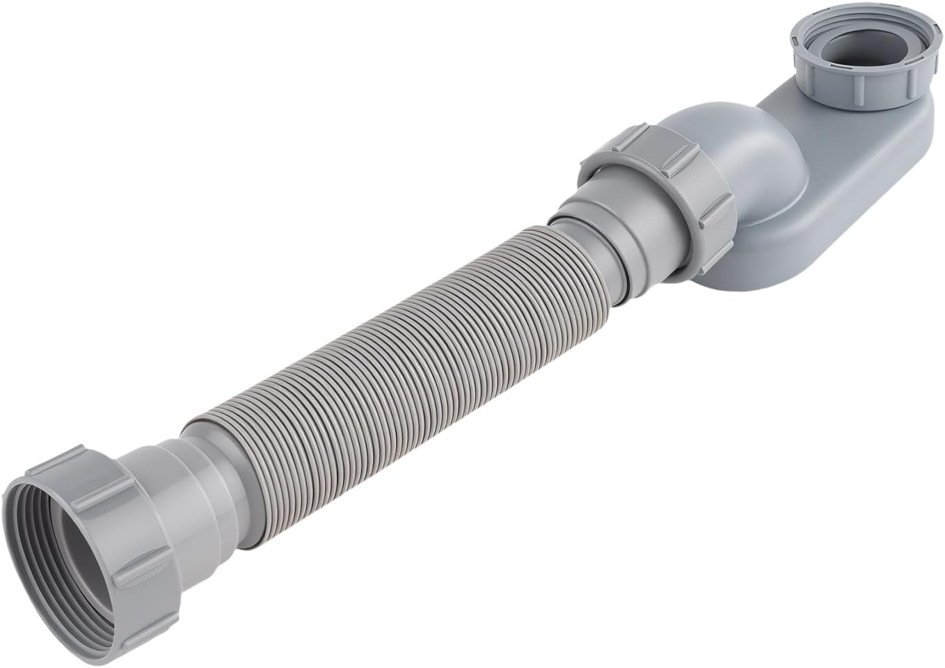 Flexible Low Profile 1 1/2 P-Trap, Drain Pipe, Free Standing Bath Pipes ...