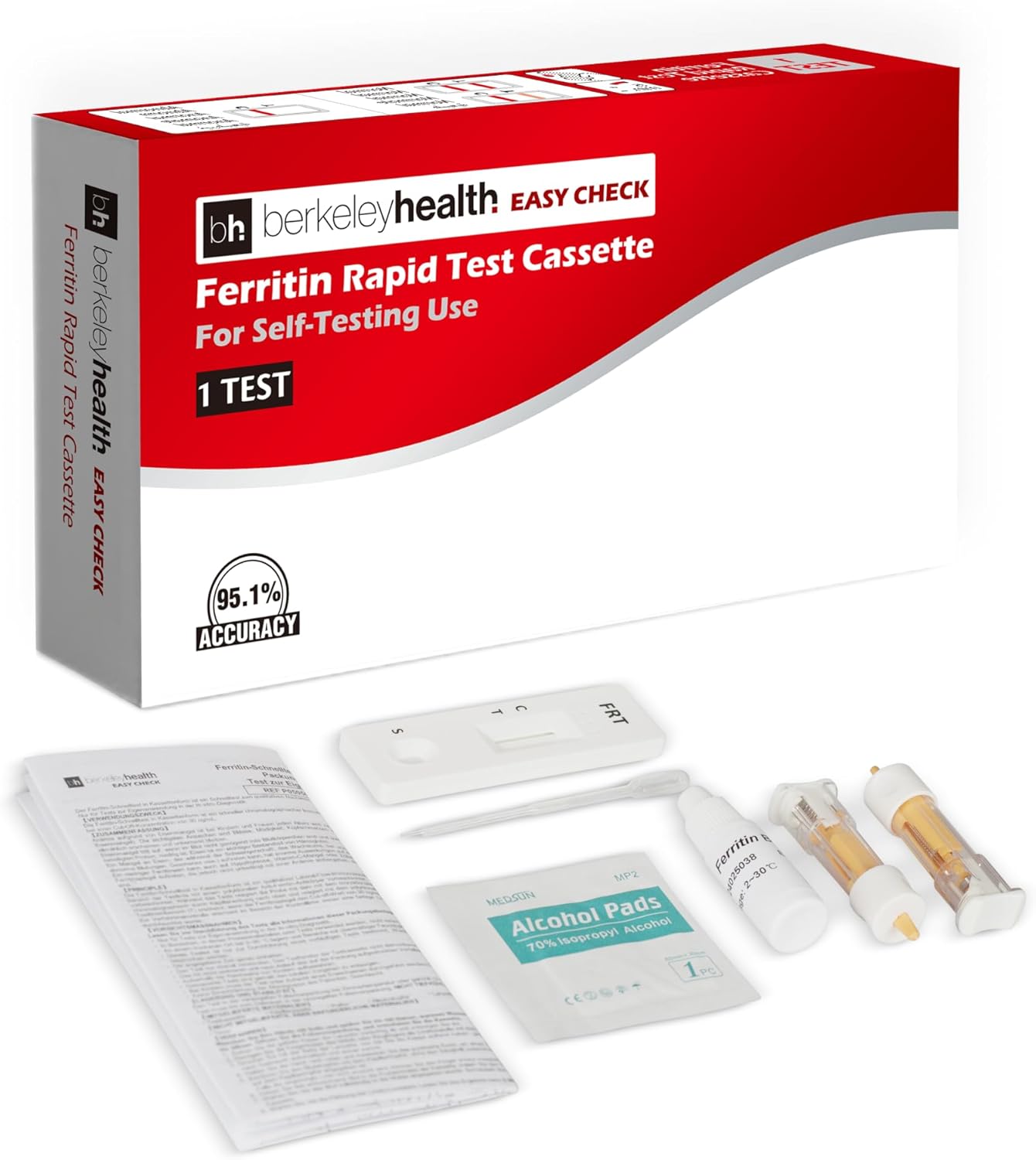 Anaemia Home Self-Test Kit – Iron Deficiency & Ferritin Blood Check ...