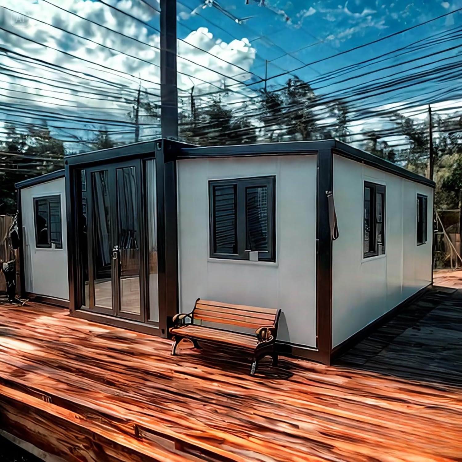 Fast Assembly Modular Home Prefab Tiny Home with Functional Layout ...